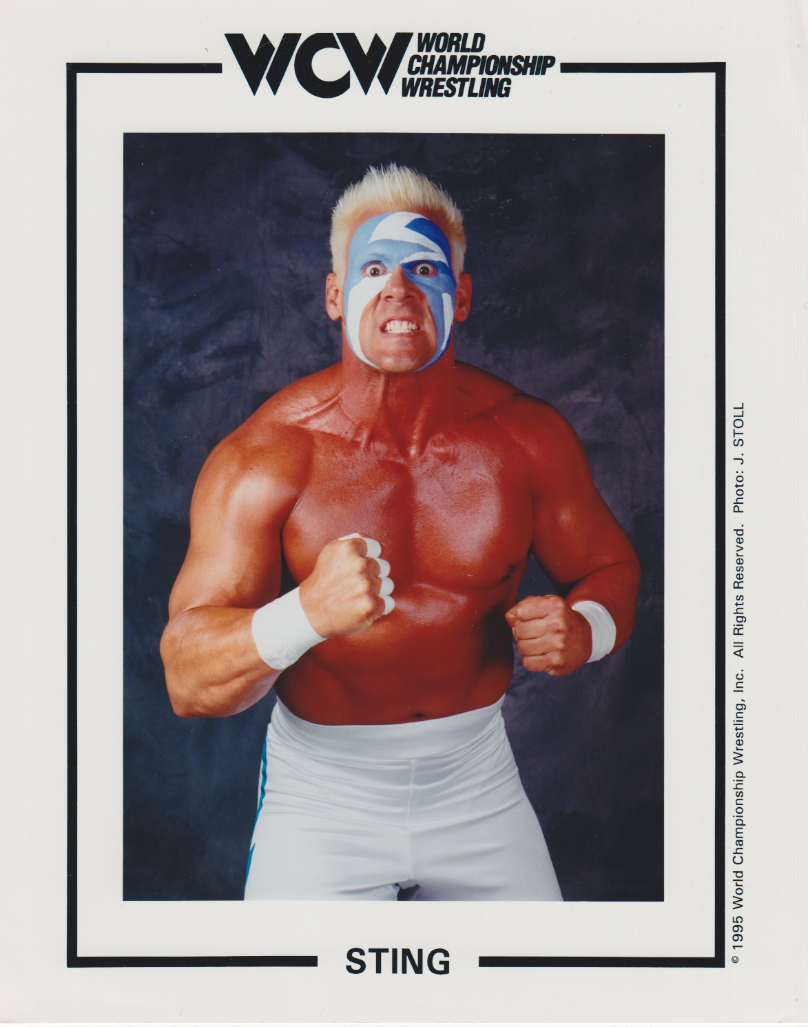 Wcw Sting Red Face Paint